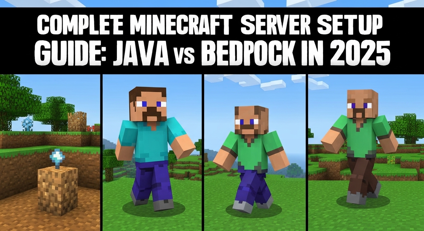 Complete Minecraft Server Setup Guide: Java vs Bedrock in 2025 ...
