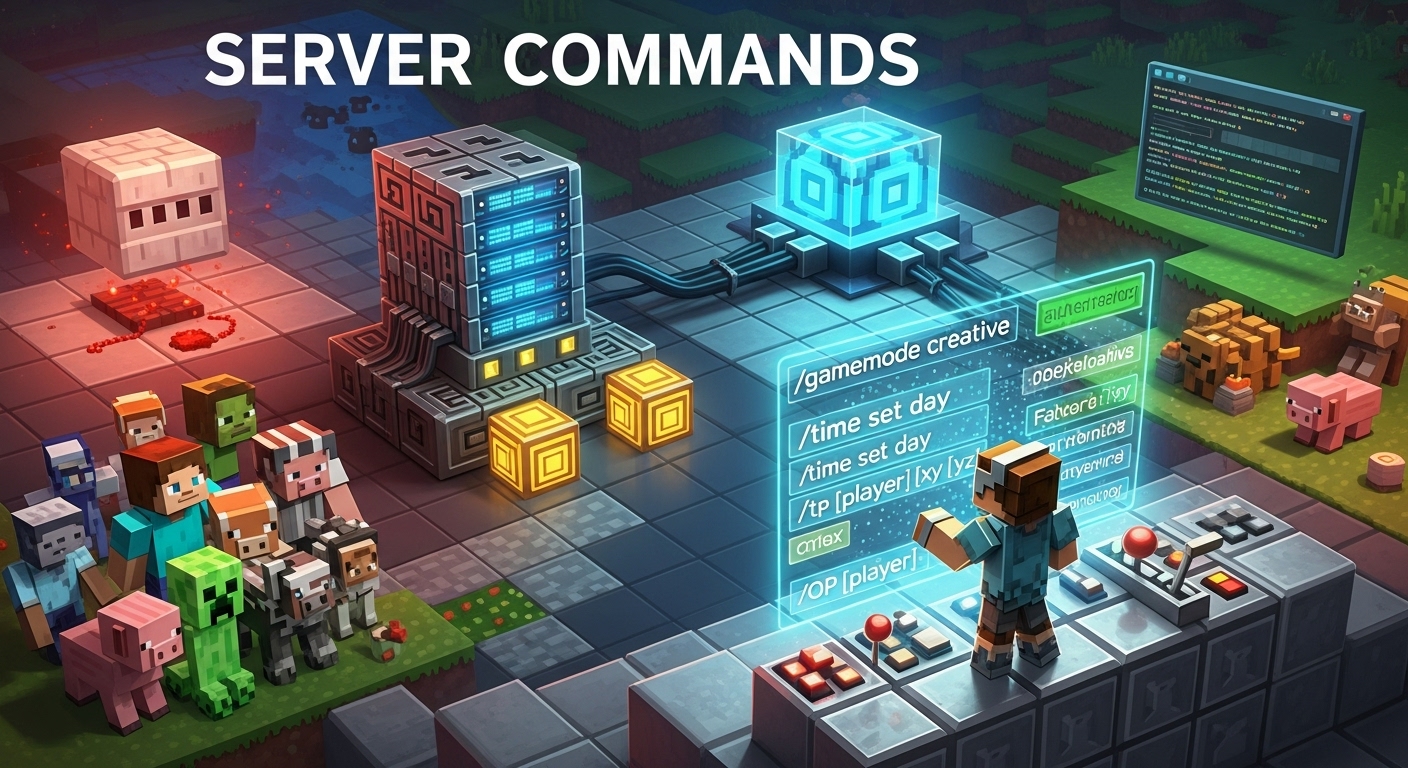 Minecraft Server Commands Guide: Admin & Console Commands - GameTeam - Blog
