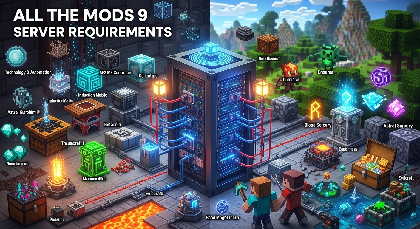 All The Mods 9 Server Requirements: RAM, CPU & Hardware Specs You ...
