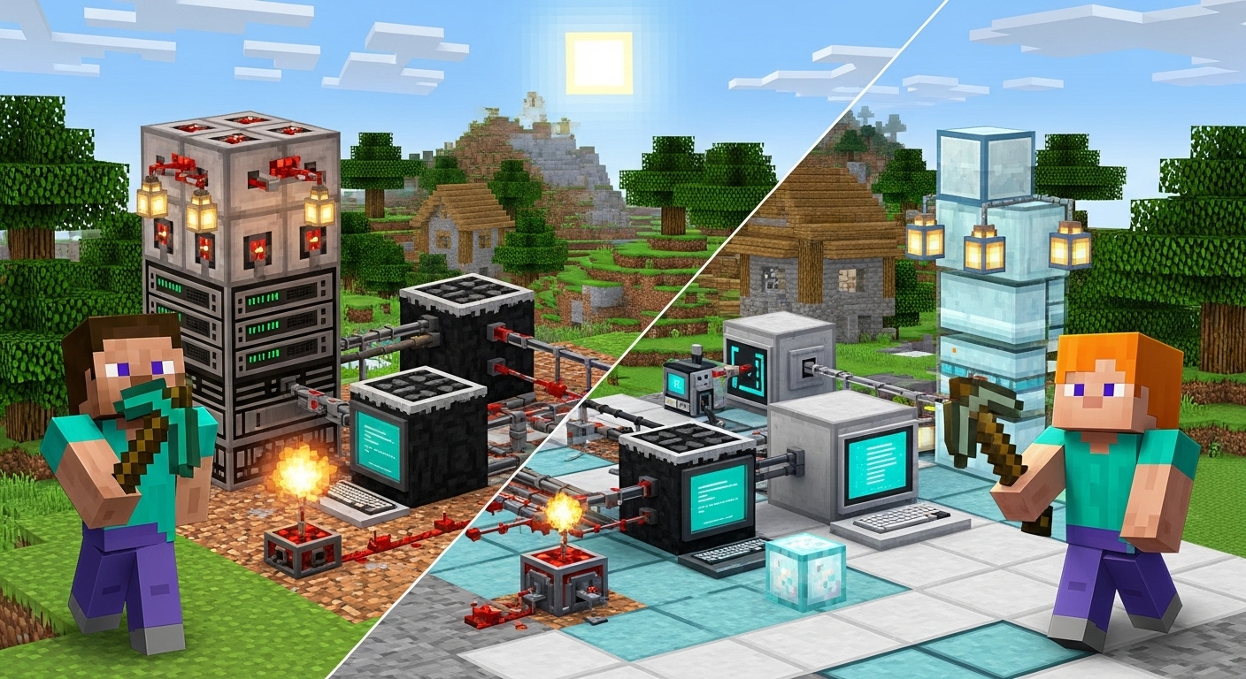 Minecraft Java Server vs Bedrock: Complete Hosting Comparison ...